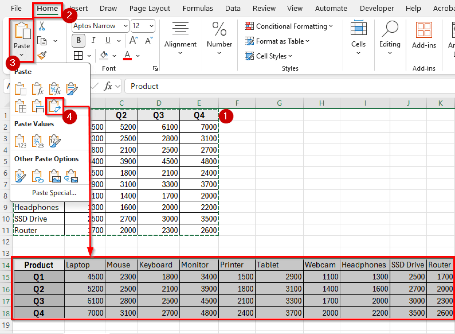 How to Transpose a Reference and Autofill in Excel - Excel Insider