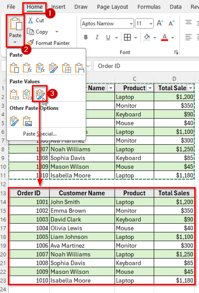 How to Convert a Table to a Range in Excel (5 Easy Ways) - Excel Insider