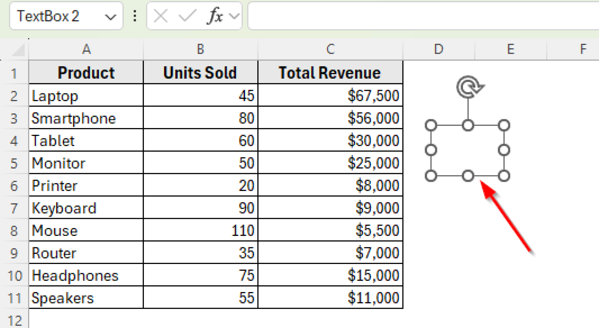 How to Create a Floating Text Box in Excel (6 Easy Methods) - Excel Insider