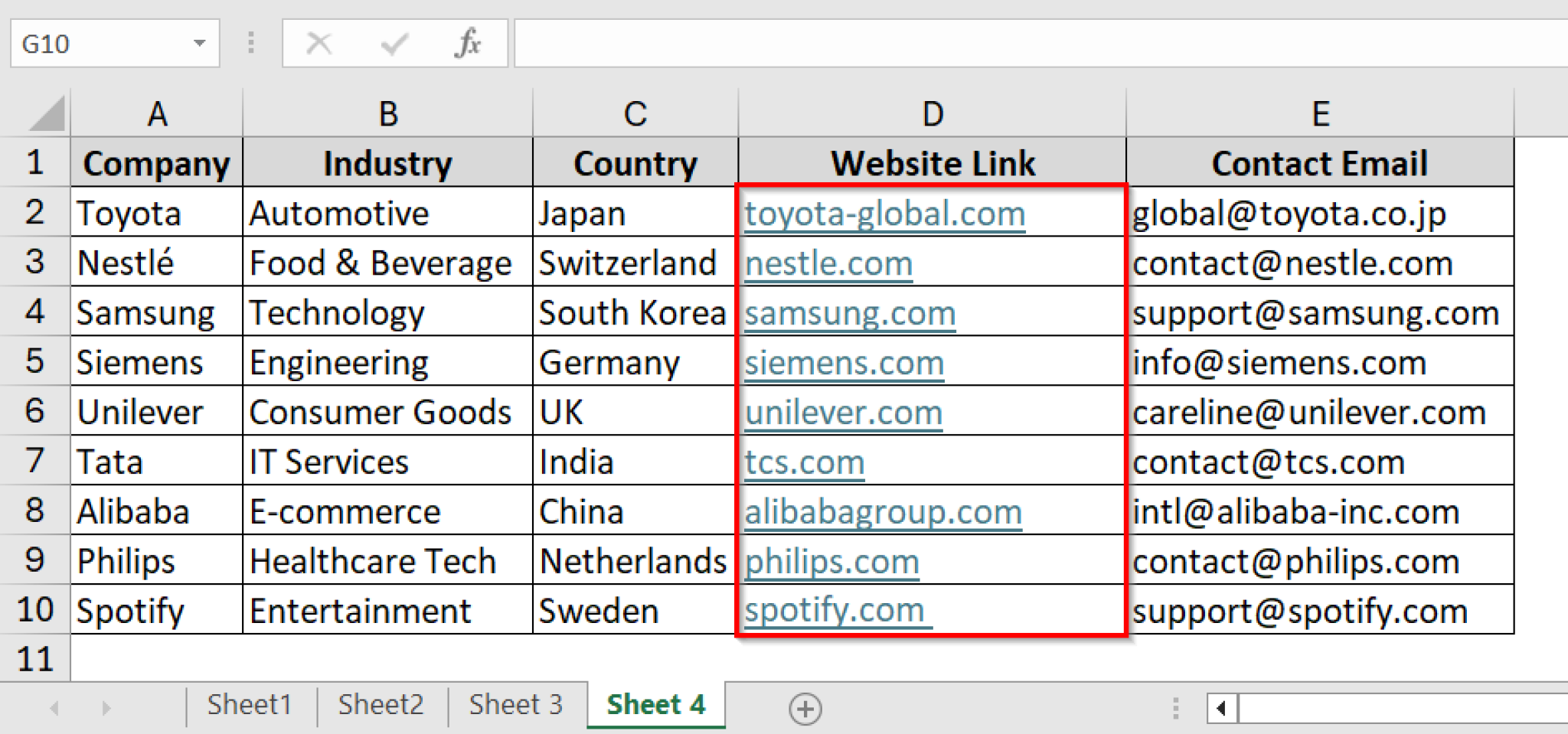 How to Copy Hyperlinks in Excel (3 Easy Ways) - Excel Insider