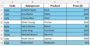 How to Change Table Colors in Excel (5 Easy Ways) - Excel Insider