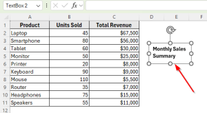 How to Create a Floating Text Box in Excel (6 Easy Methods) - Excel Insider