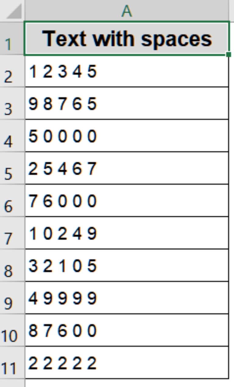 How to Convert Text with Spaces to Number in Excel - Excel Insider