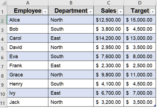 How to Create a Table from Another Table in Excel - Excel Insider