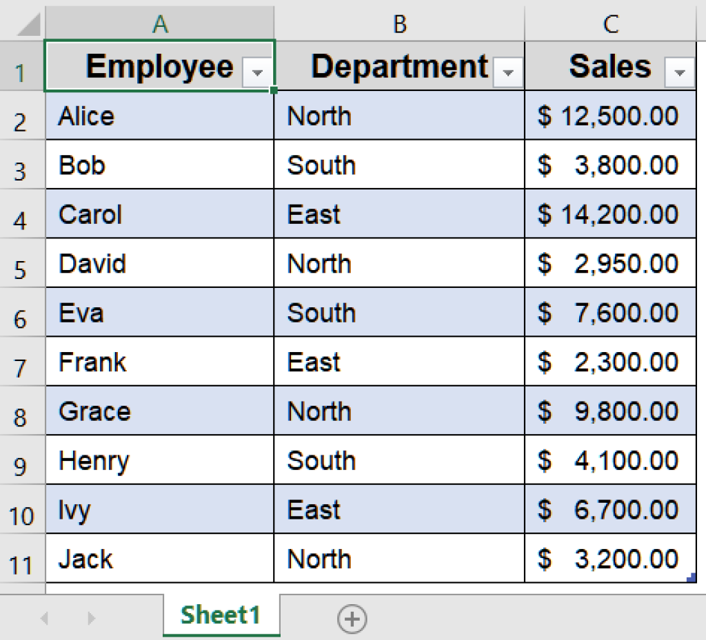How to Mirror a Table on Another Sheet in Excel - Excel Insider