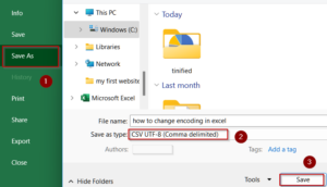 How to Change Encoding in Excel (5 Suitable Ways) - Excel Insider