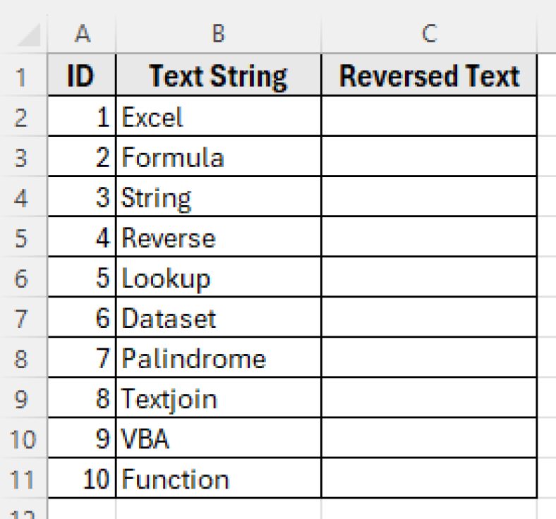 How to Reverse a Text String in Excel (4 Suitable Ways) - Excel Insider