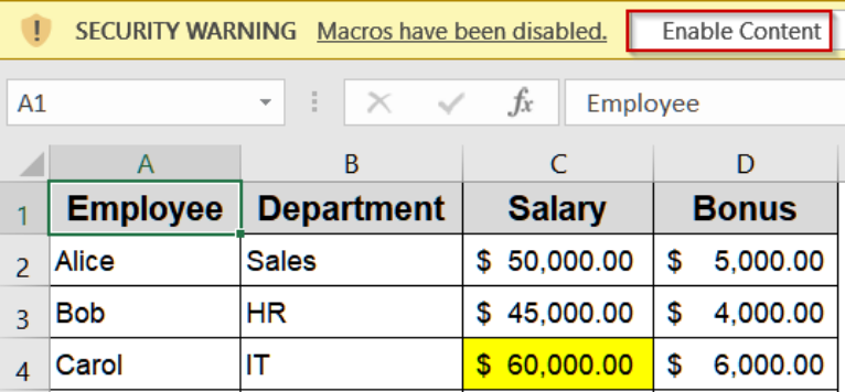 How to Fix Macros Not Working Issues in Excel - Excel Insider