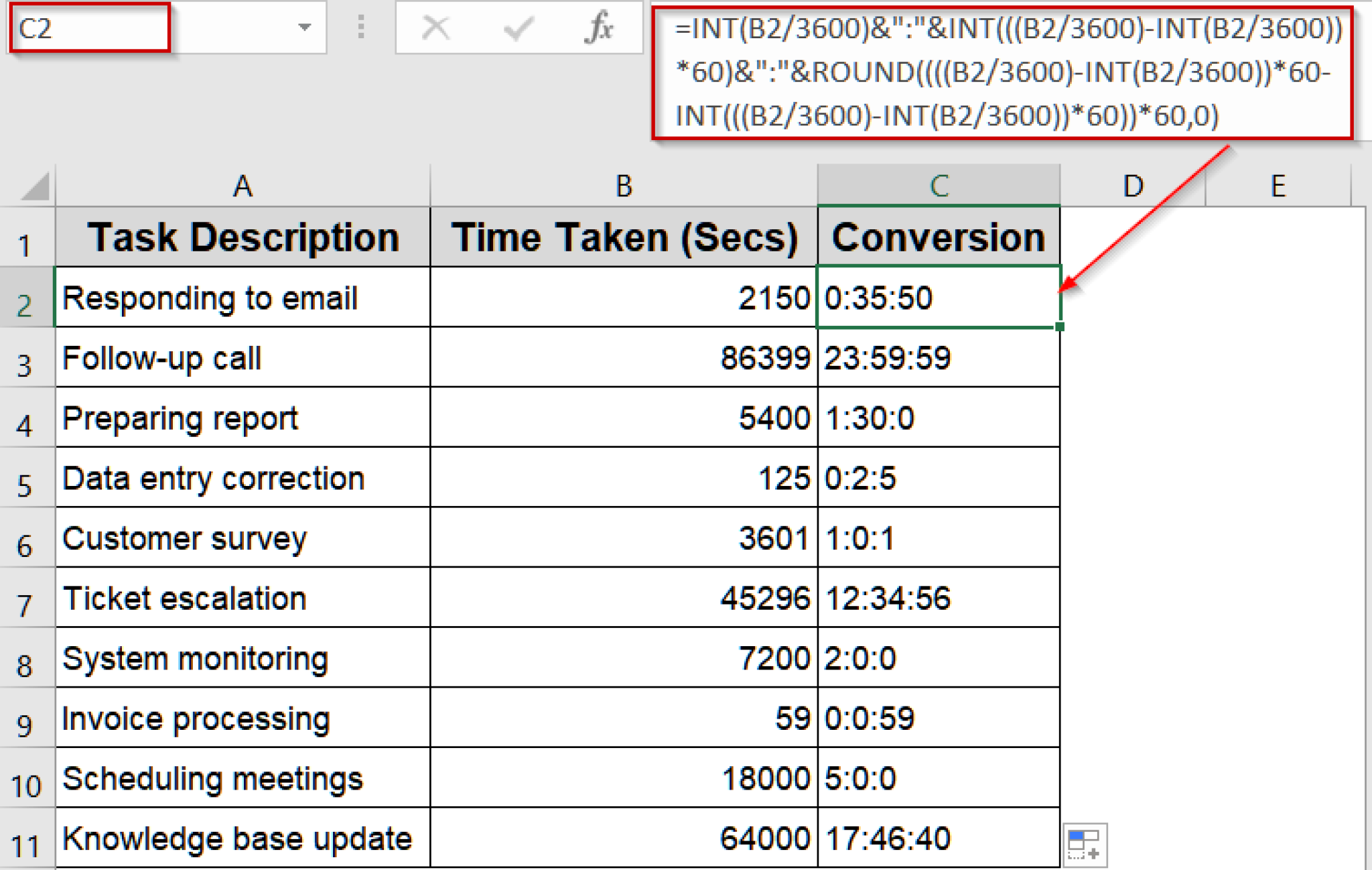 How to Convert Seconds to Hours, Minutes, and Seconds in Excel - Excel ...