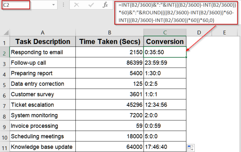 How to Convert Seconds to Hours, Minutes, and Seconds in Excel - Excel ...