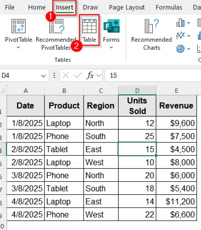 How to Insert Slicer in Excel Without Pivot Table - Excel Insider