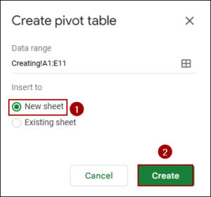 Working with Pivot Table in Google Sheets - Excel Insider