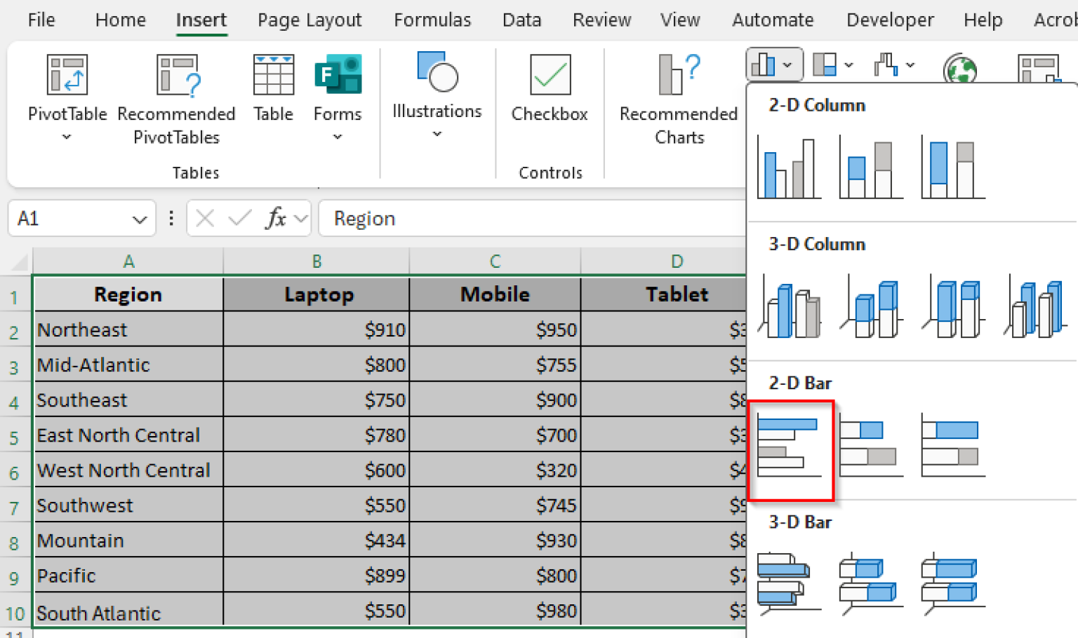 How to Make a Bar Graph in Excel with 3 Variables - Excel Insider