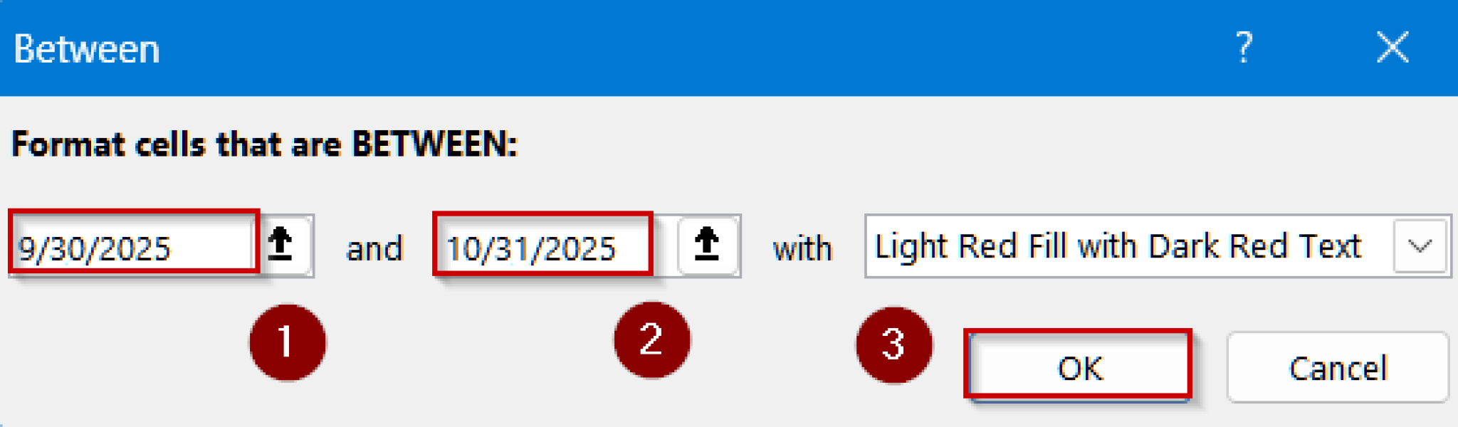 Excel Conditional Formatting to Highlight Dates Within 30 Days - Excel ...