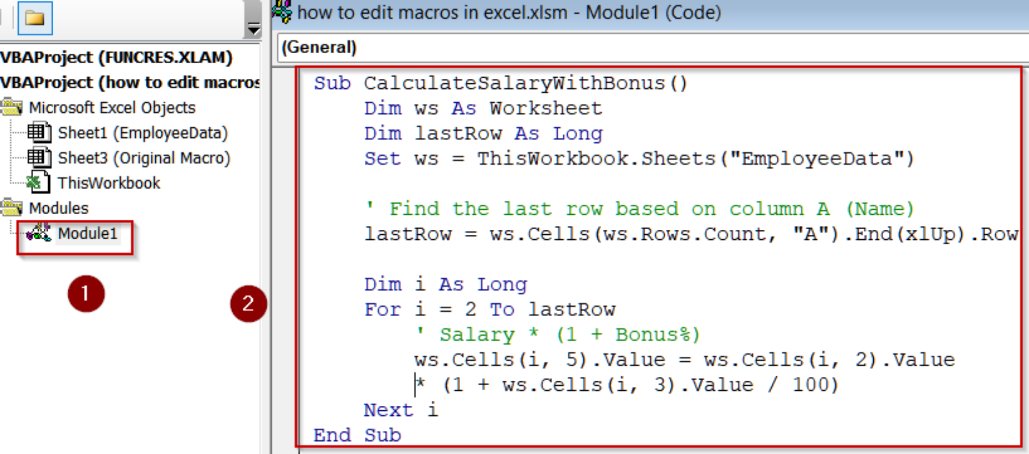 How to Edit Macros in Excel (2 Quick Ways) - Excel Insider
