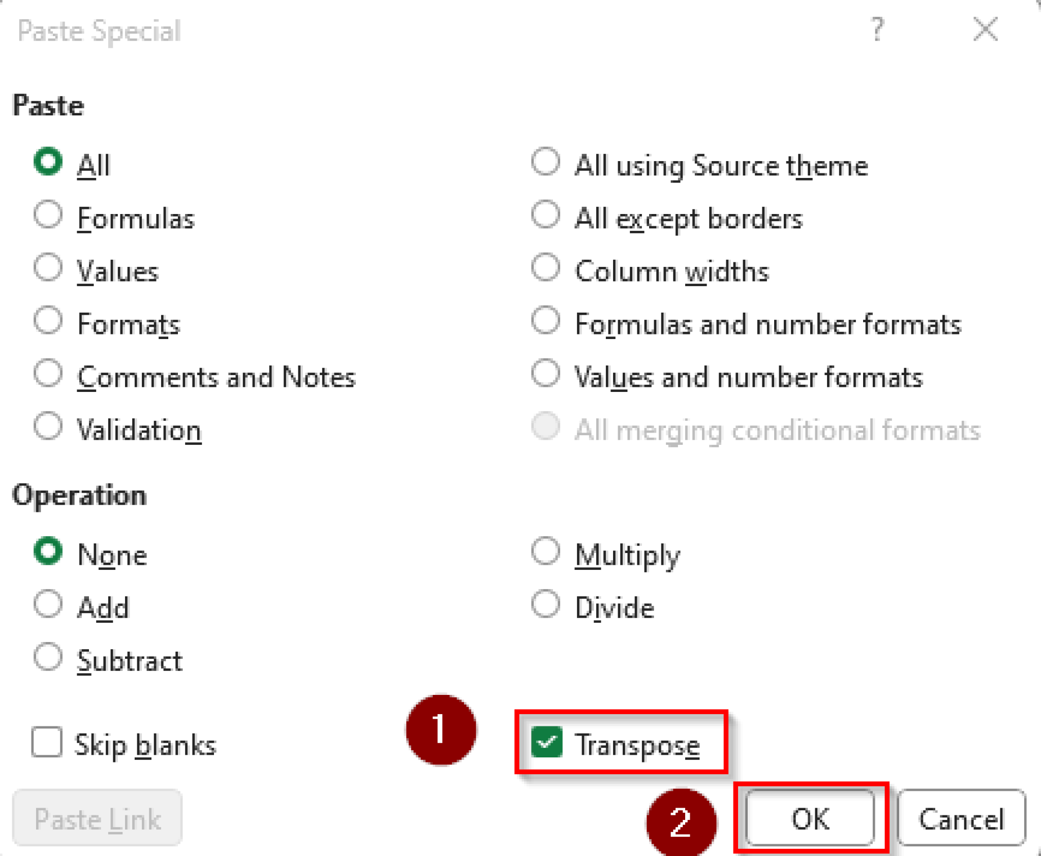 How to Rotate a Table in Excel (5 Different Examples) - Excel Insider