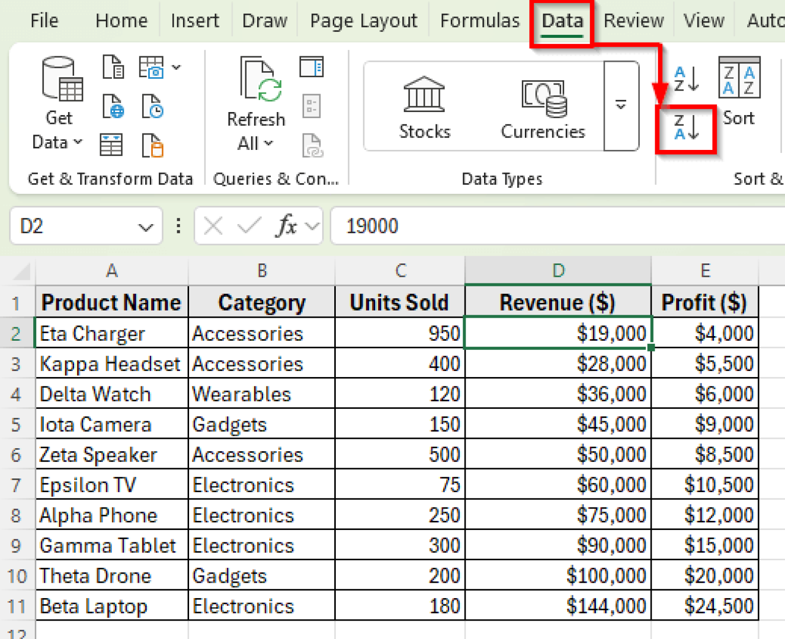 How to Sort Rows by Column in Excel (5 Effective Ways) - Excel Insider