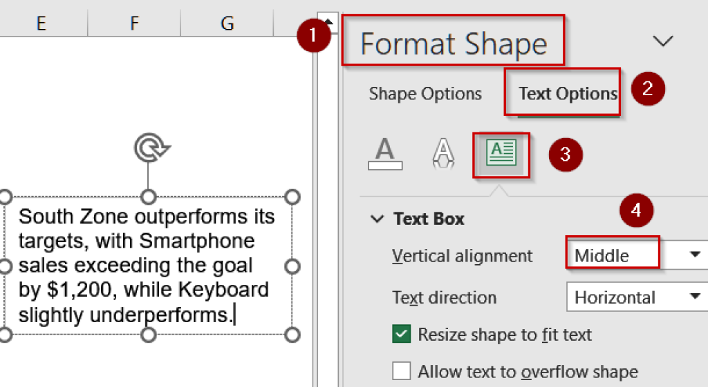 How to Format a Text Box in Excel (with Detailed Steps) - Excel Insider
