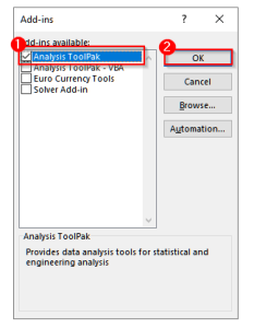 How to Use Data Analysis ToolPak in Excel (with Simple Steps) - Excel ...