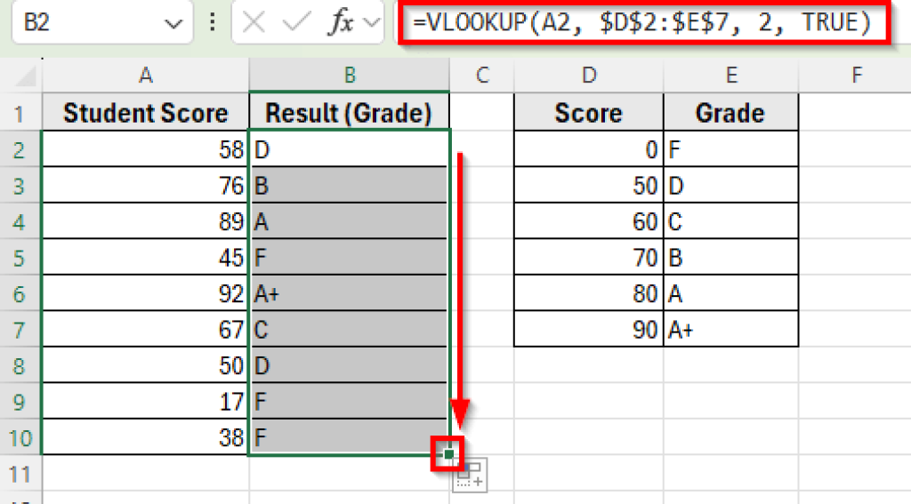 How to Use VLOOKUP to Find the Closest Match in Excel - Excel Insider