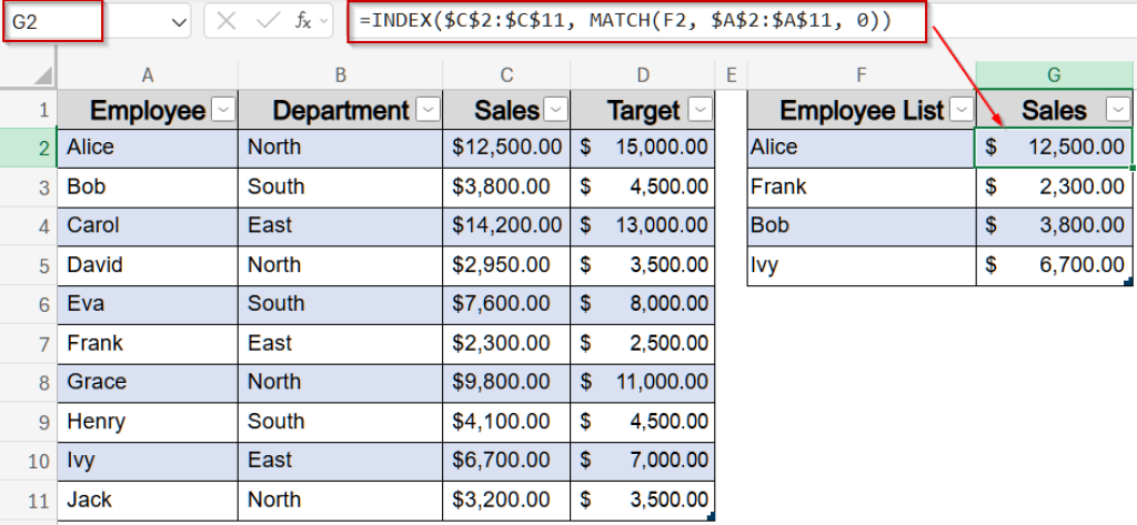 How to Create a Table from Another Table in Excel - Excel Insider