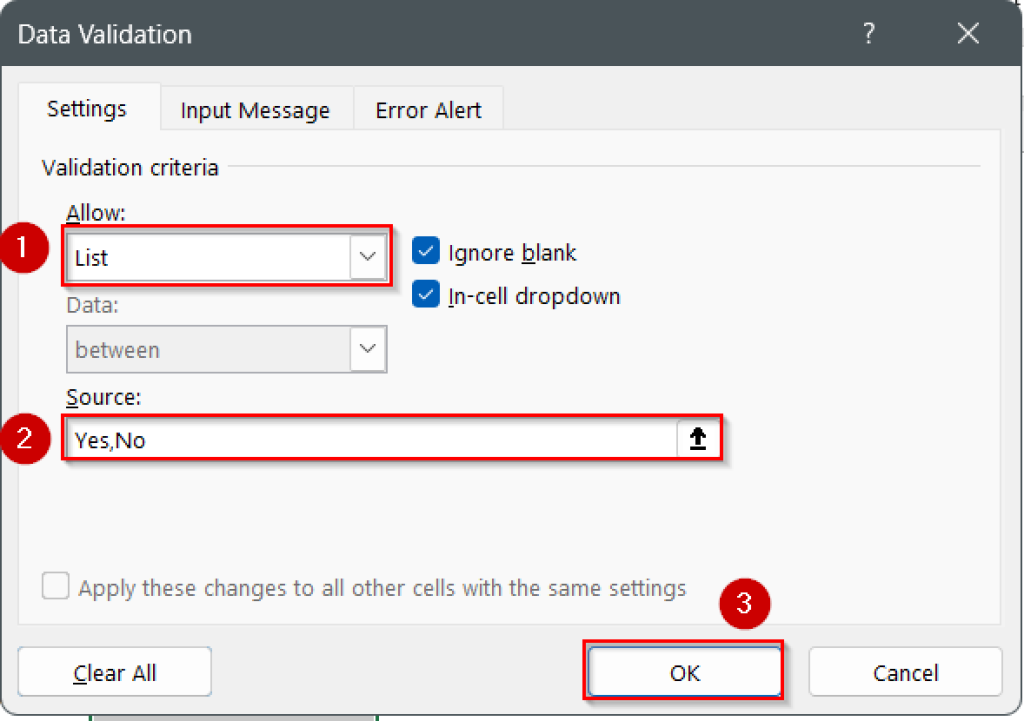 How to Add a Yes or No Checkbox in Excel (3 Examples) - Excel Insider