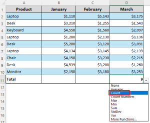 How to Add a Total Row in Excel Table (5 Simple Ways) - Excel Insider