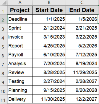 How to Calculate Elapsed Time Between Two Dates in Excel - Excel Insider