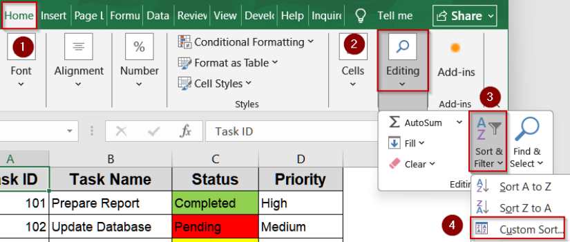How to Sort by Color in Excel (3 Suitable Ways) - Excel Insider