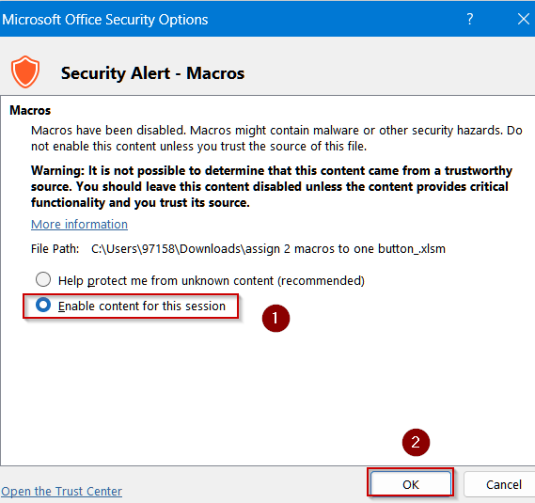 How to Fix Macros Not Working Issues in Excel - Excel Insider