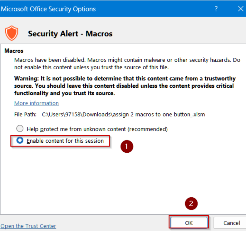 How to Fix Macros Not Working Issues in Excel - Excel Insider