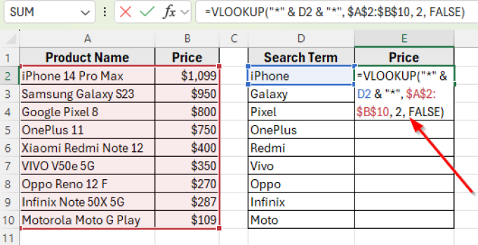 How to Use VLOOKUP to Find the Closest Match in Excel - Excel Insider