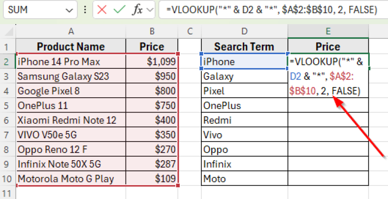 How to Use VLOOKUP to Find the Closest Match in Excel - Excel Insider