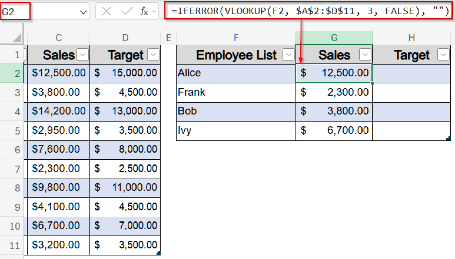 How to Create a Table from Another Table in Excel - Excel Insider