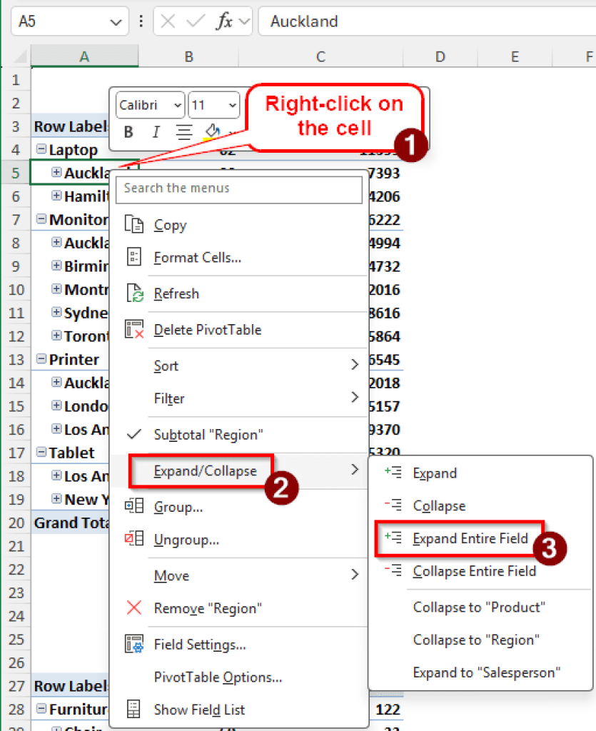 How to Fix a PivotTable Report Overlapping Error in Excel - Excel Insider