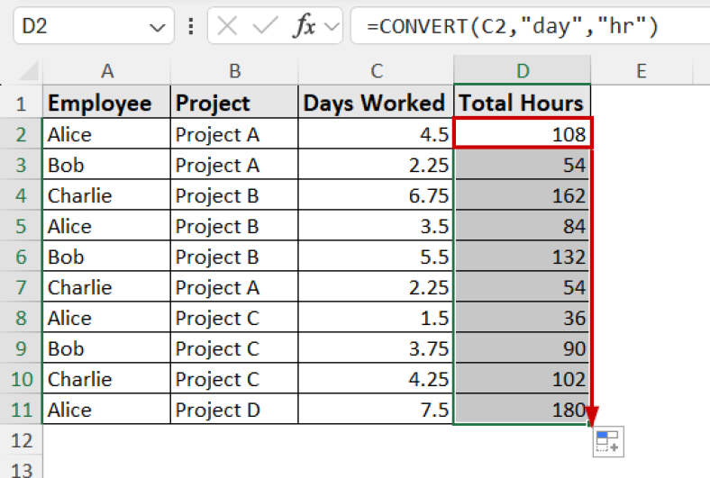 How to Convert Days to Hours in Excel (4 Quick Methods) - Excel Insider