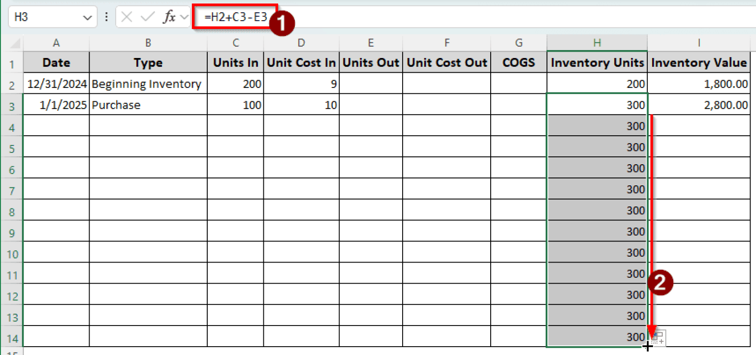 How to Calculate Cost of Goods Sold in Excel (4 Examples) - Excel Insider