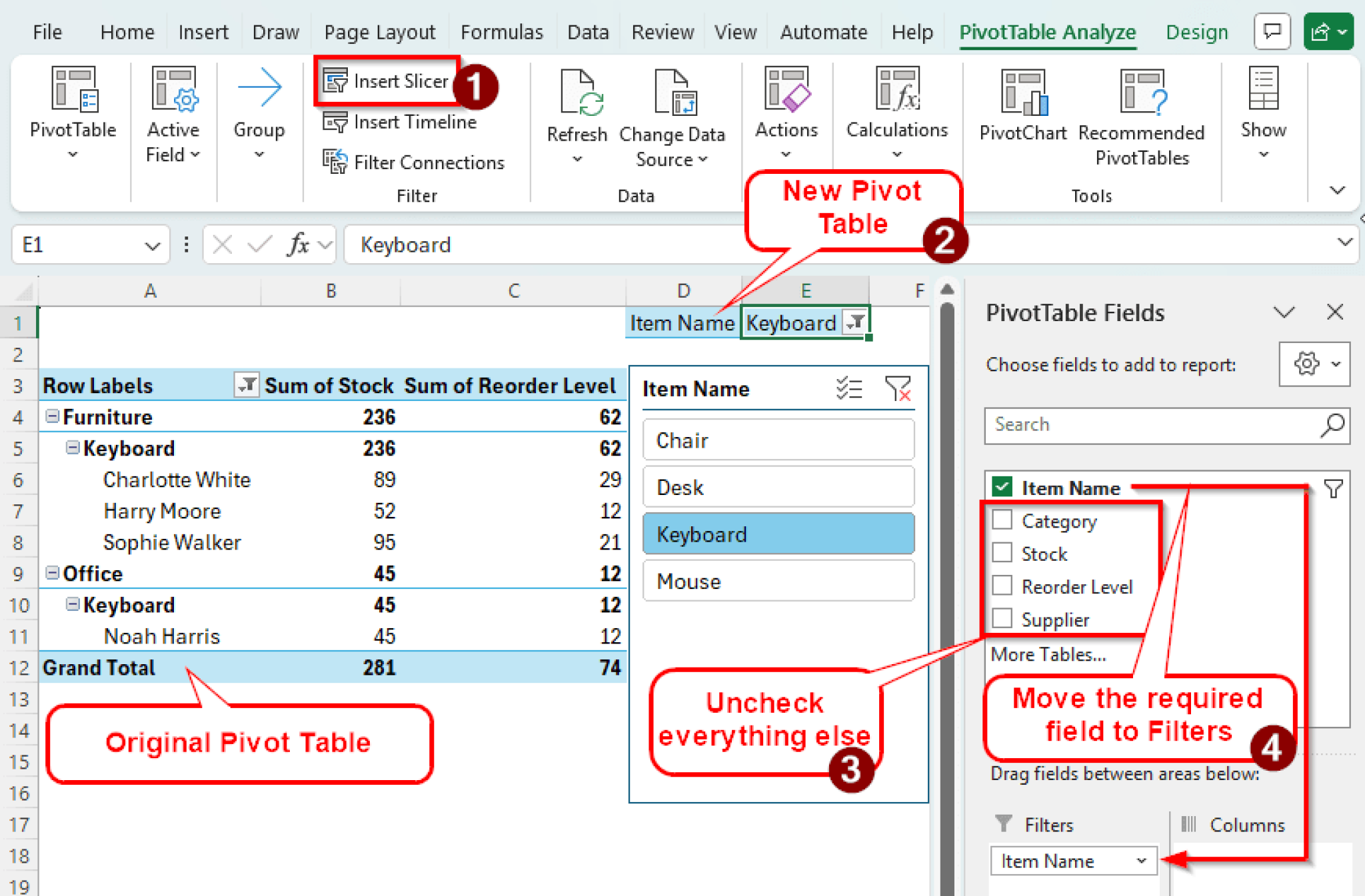 How To Create A Dropdown From A Slicer In Excel With Easy Steps