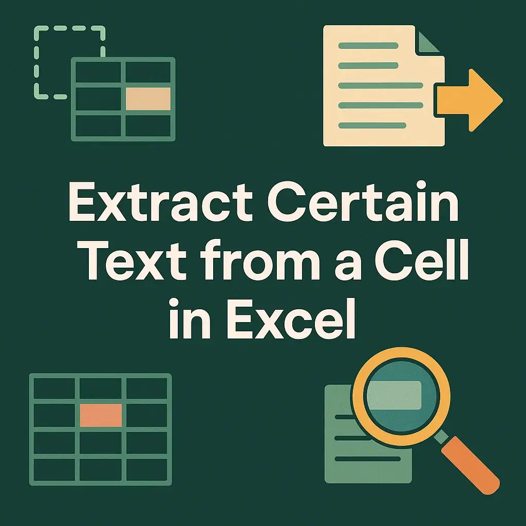 How to Extract Certain Text from a Cell in Excel - Excel Insider