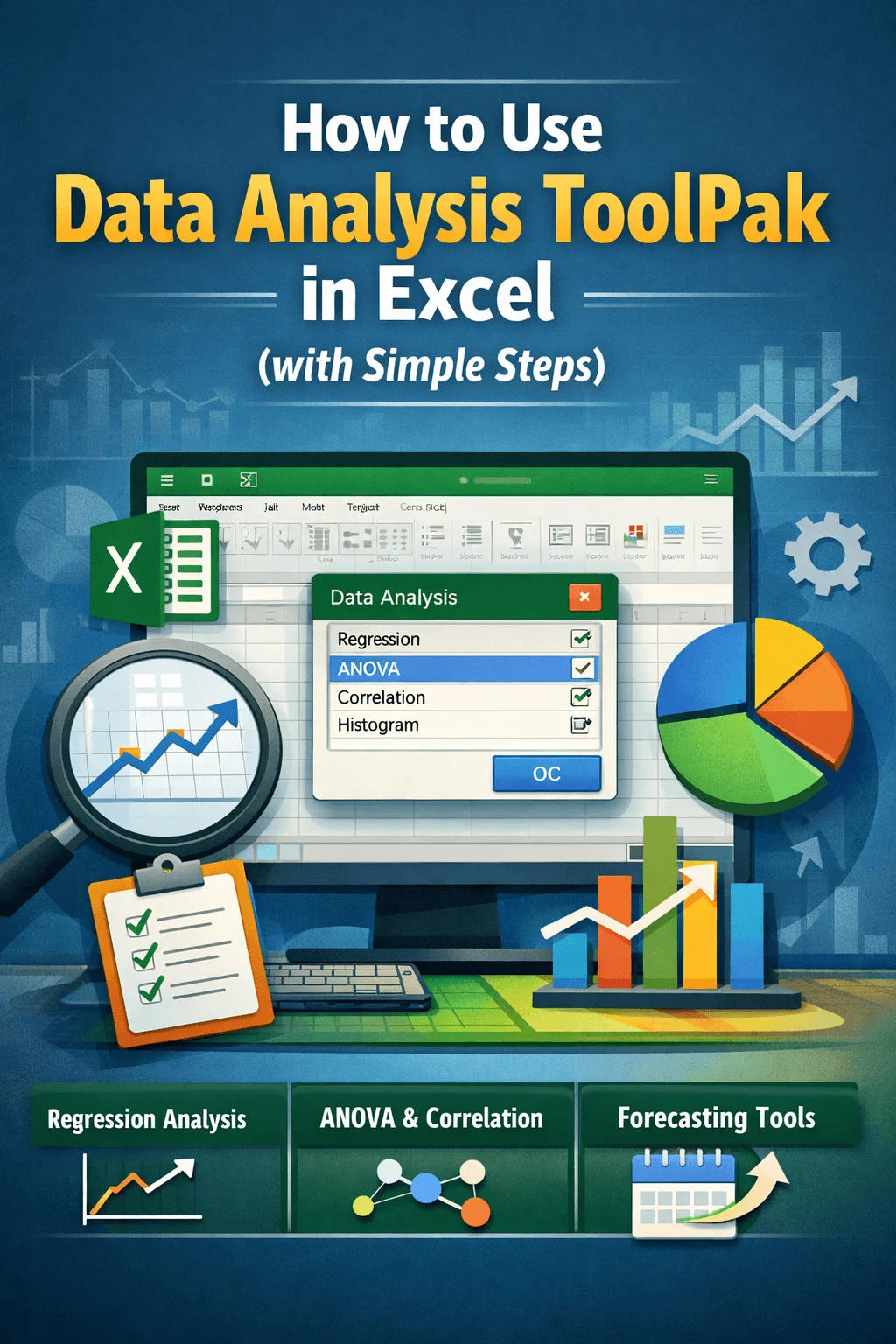 How to Use Data Analysis ToolPak in Excel (with Simple Steps) - Excel Insider