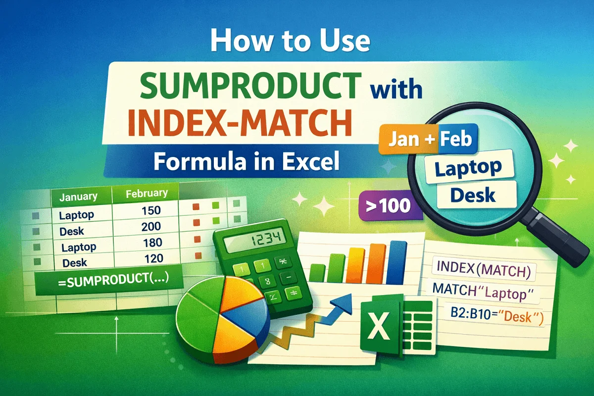How to Use SUMPRODUCT with INDEX-MATCH Formula in Excel - Excel Insider