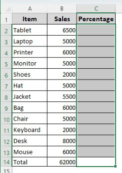 How to Calculate Percentage of Sales in Excel (4 Examples) - Excel Insider
