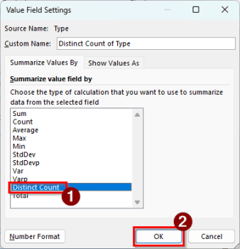 How to Fix Missing Distinct Count in Pivot Tables - Excel Insider