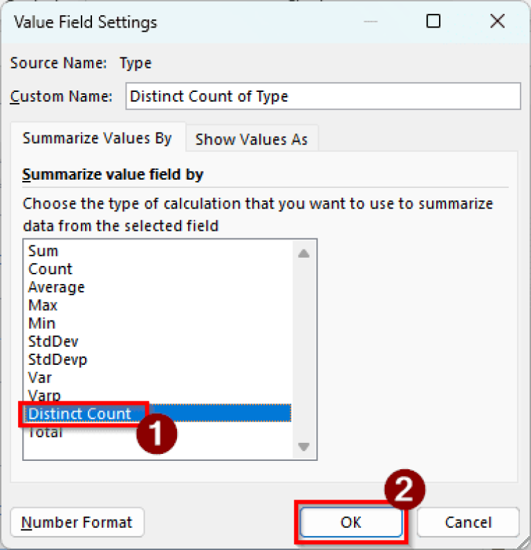 How to Fix Missing Distinct Count in Pivot Tables - Excel Insider