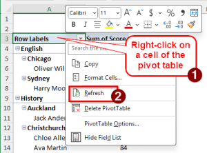 How to Fix a Pivot Table Not Showing All Data in Excel - Excel Insider