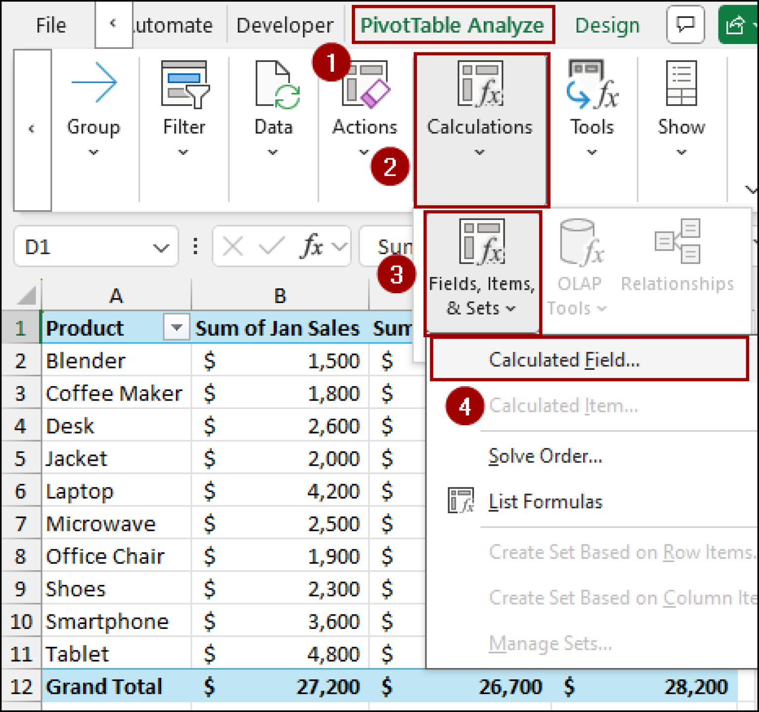 How to Sort Pivot Table by Sum of Values in Excel - Excel Insider