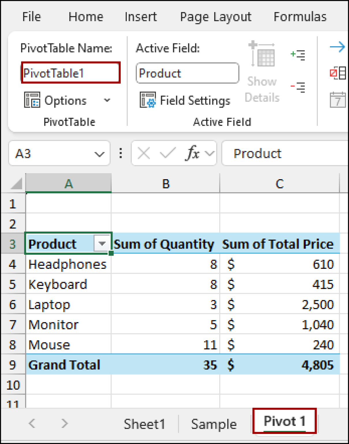 [Solved] Unable to Get the PivotFields Property of PivotTable Class ...