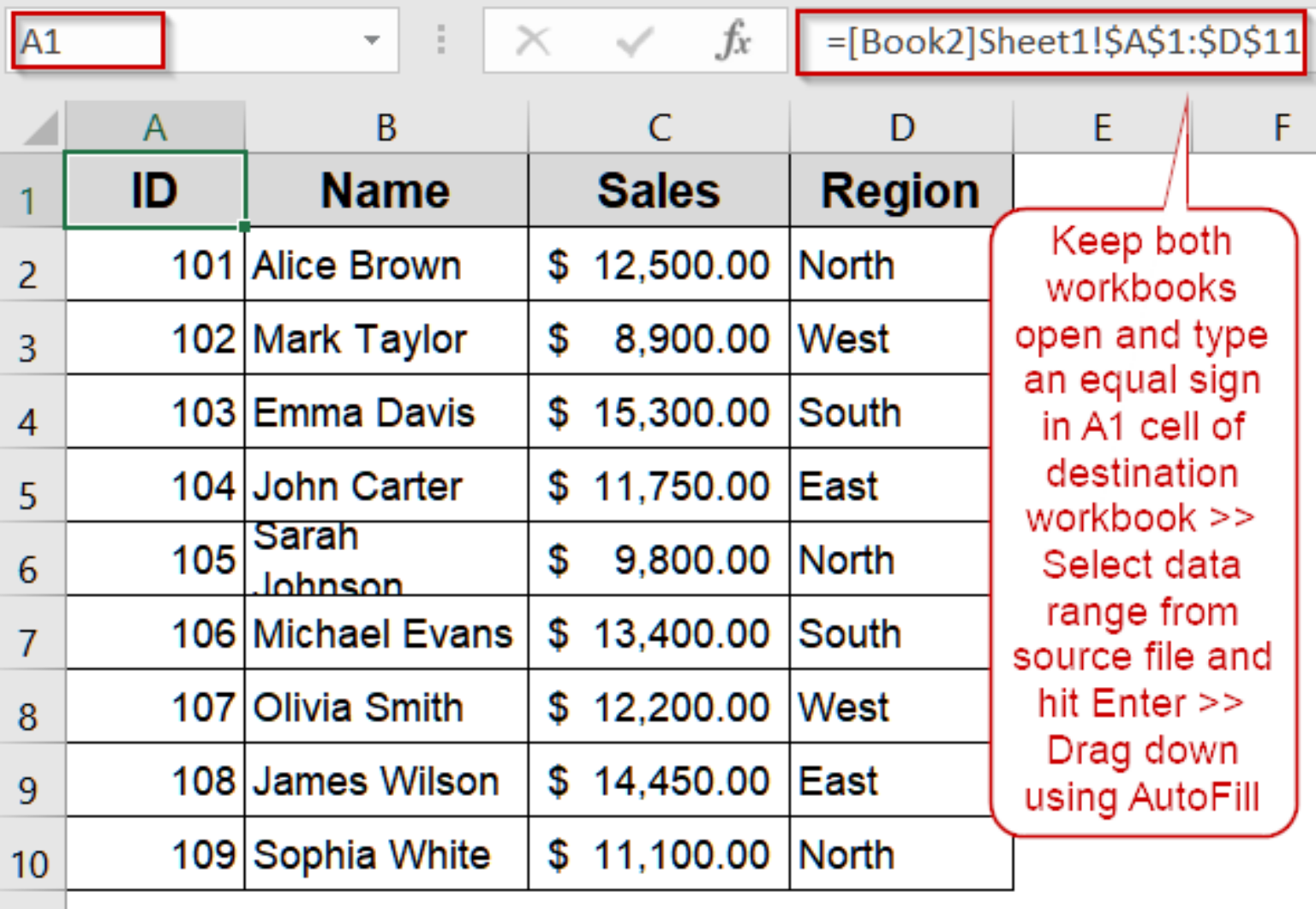 How to Automate Data Entry from Another Workbook in Excel - Excel Insider