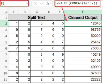 How to Convert Text with Spaces to Number in Excel - Excel Insider