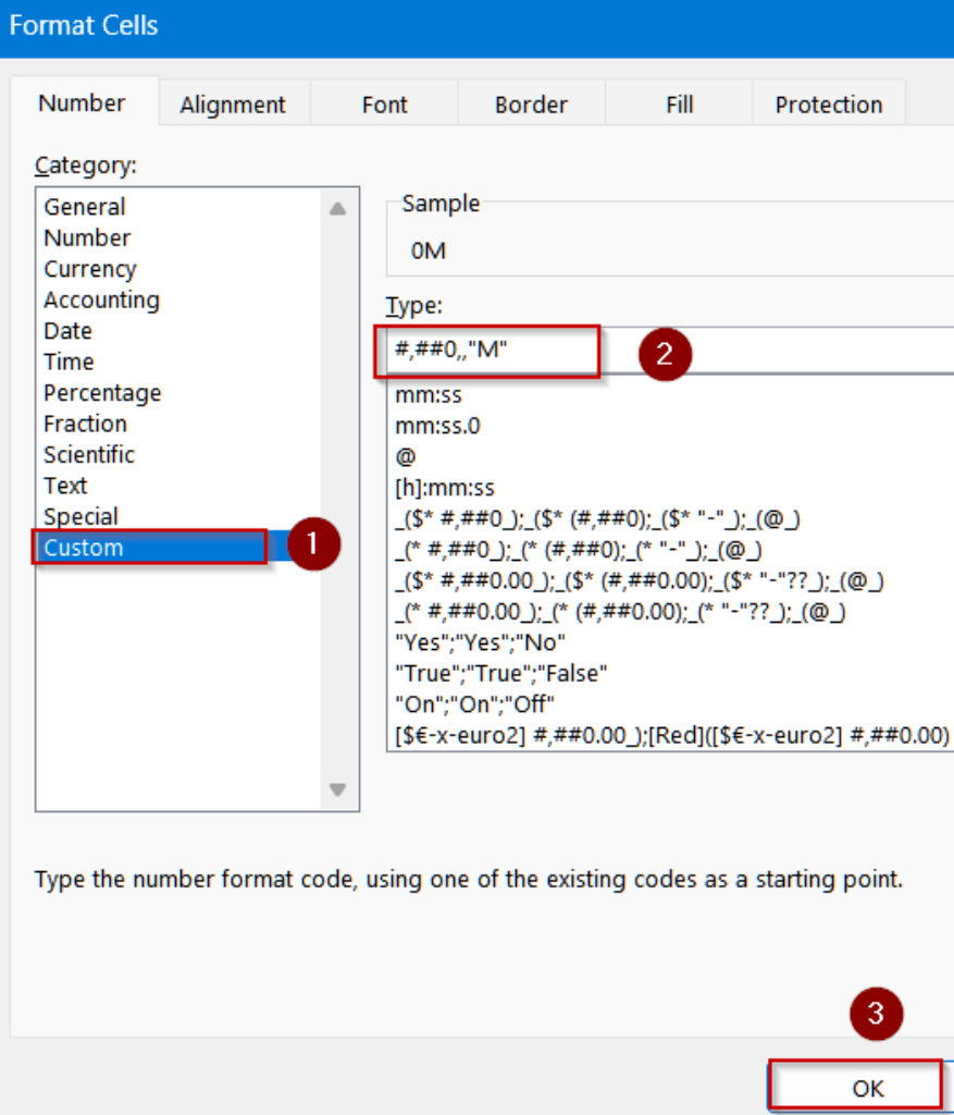 Format Numbers with Thousands (K) & Millions (M) in Excel - Excel Insider